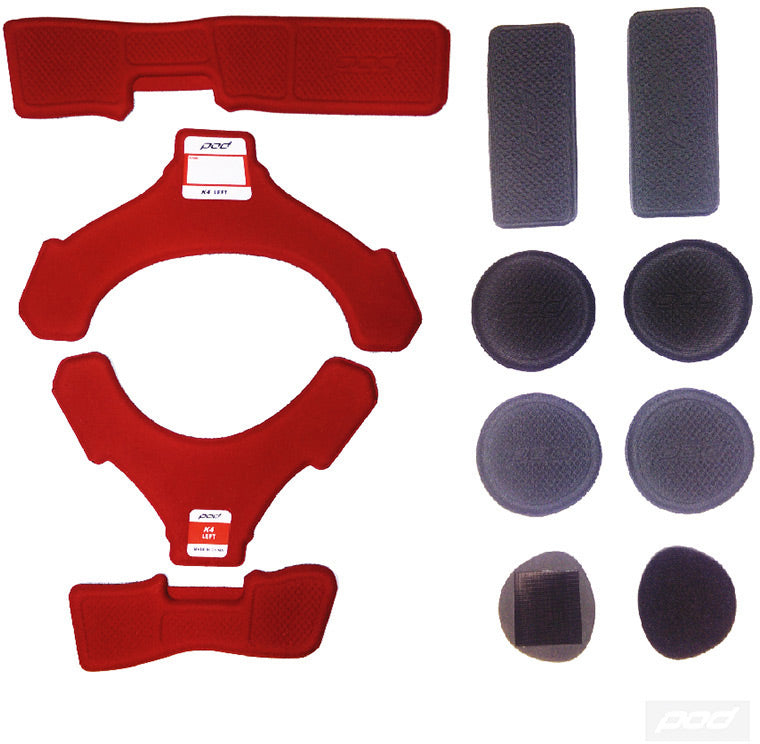 K4 MX Pad Set | Premium Knee Brace Accessories for Motocross, Enduro ...