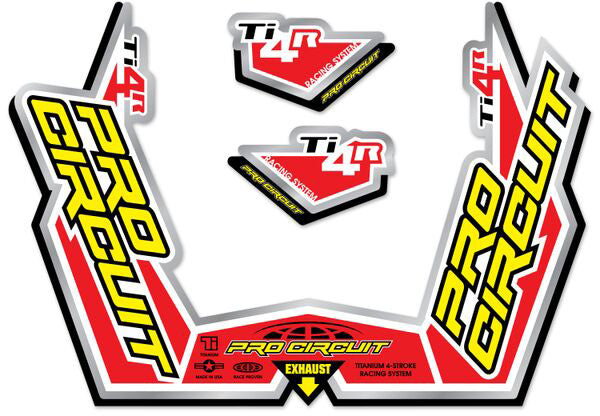 Ti-4R Sticker Kit - High-Quality Custom Decals for Personalization and ...
